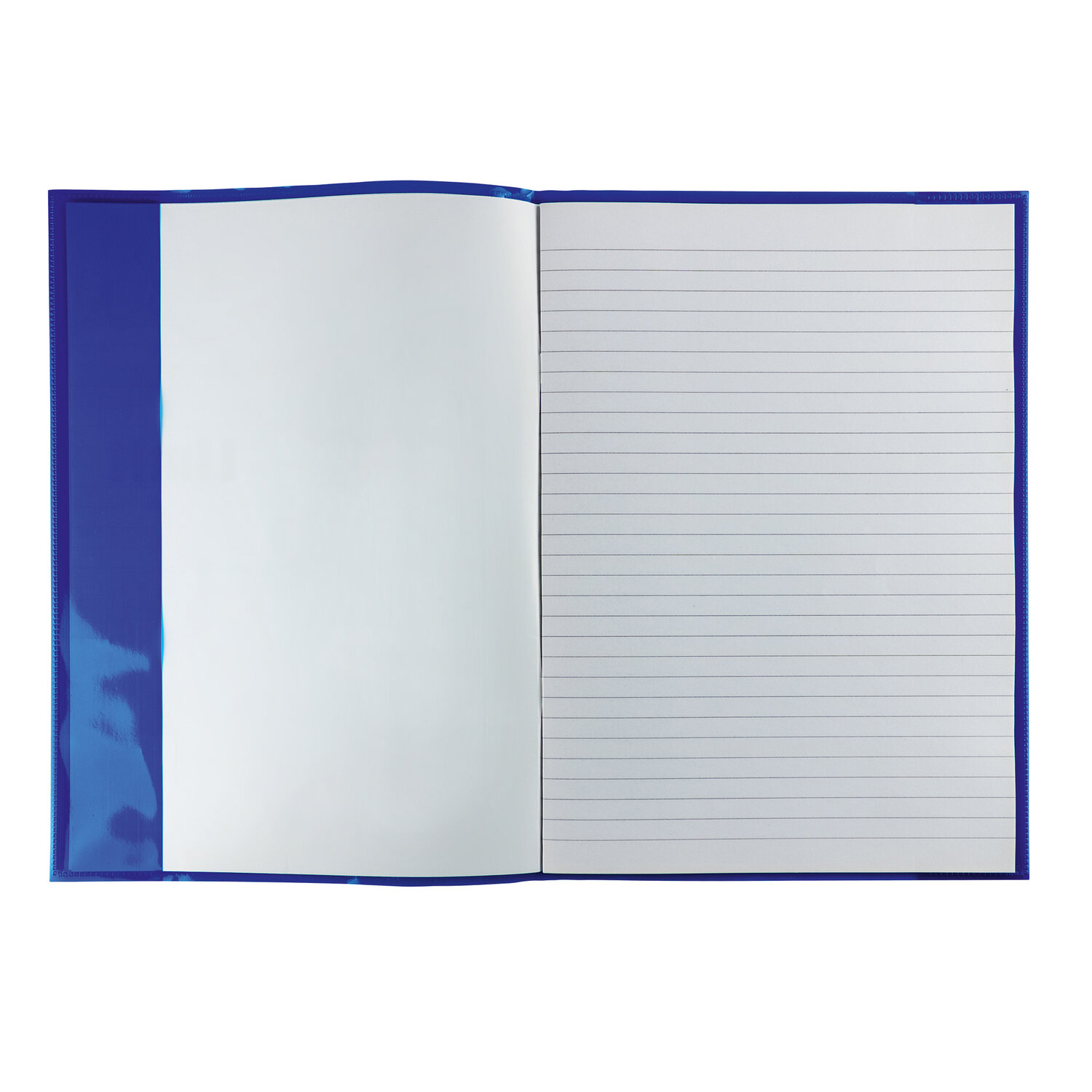 Exercise book cover transparent PLUS A4 blue